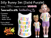 Second Life Marketplace - *JJ* Silly Bunny Set [Solid Purple] BBT-BBY ...